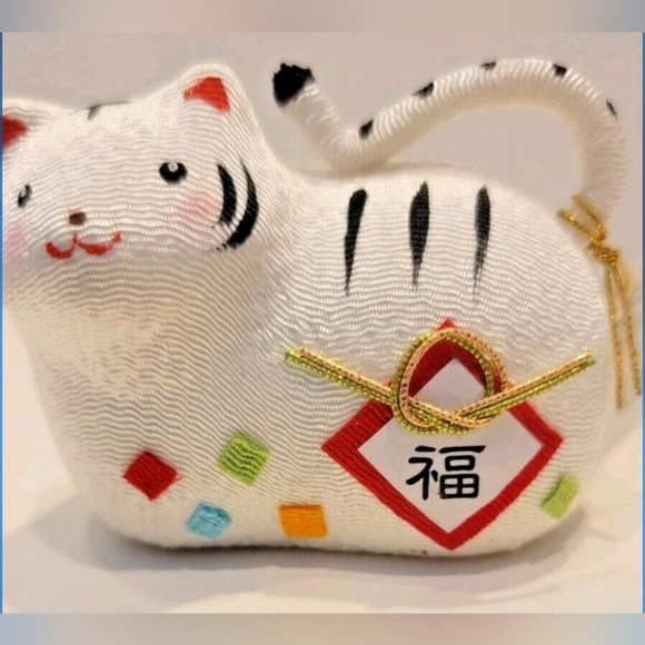 Dragon Tiger | Accents | Japanese Blessings Tiger Figurine Hand Painted ...